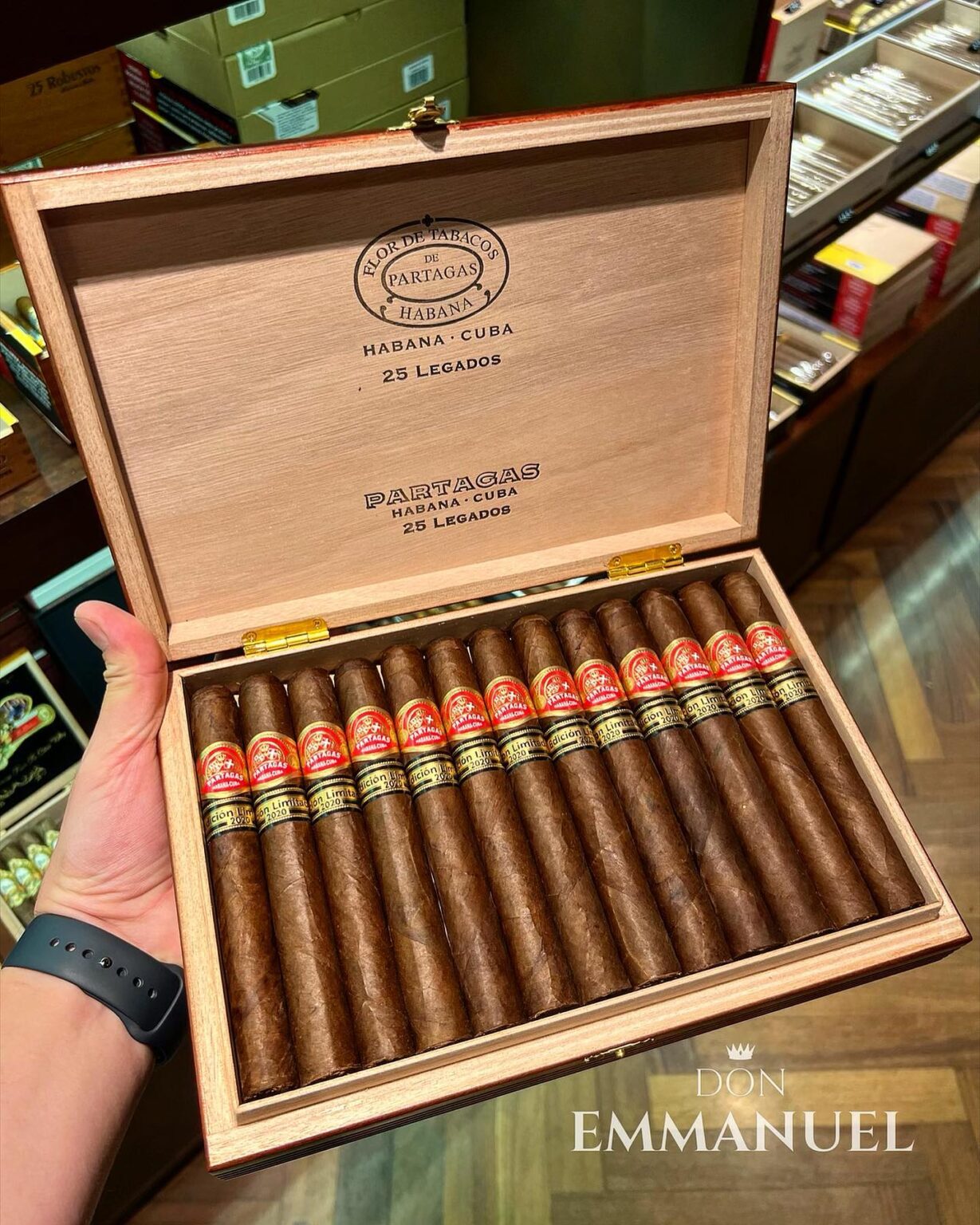 Partagas Legados é a Edição Limitada de 2020 da Habanos SA - Don Emmanuel
